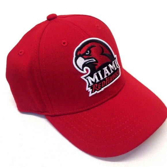 New Era | Accessories | New Era Mens Miami Red Hawks 39thirty Cap ...